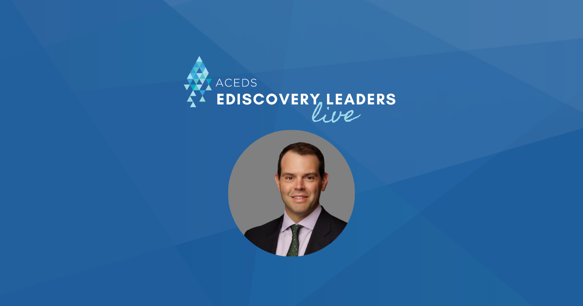 eDiscovery Leaders Live: Jonathan Marshall of Alvarez & Marsal